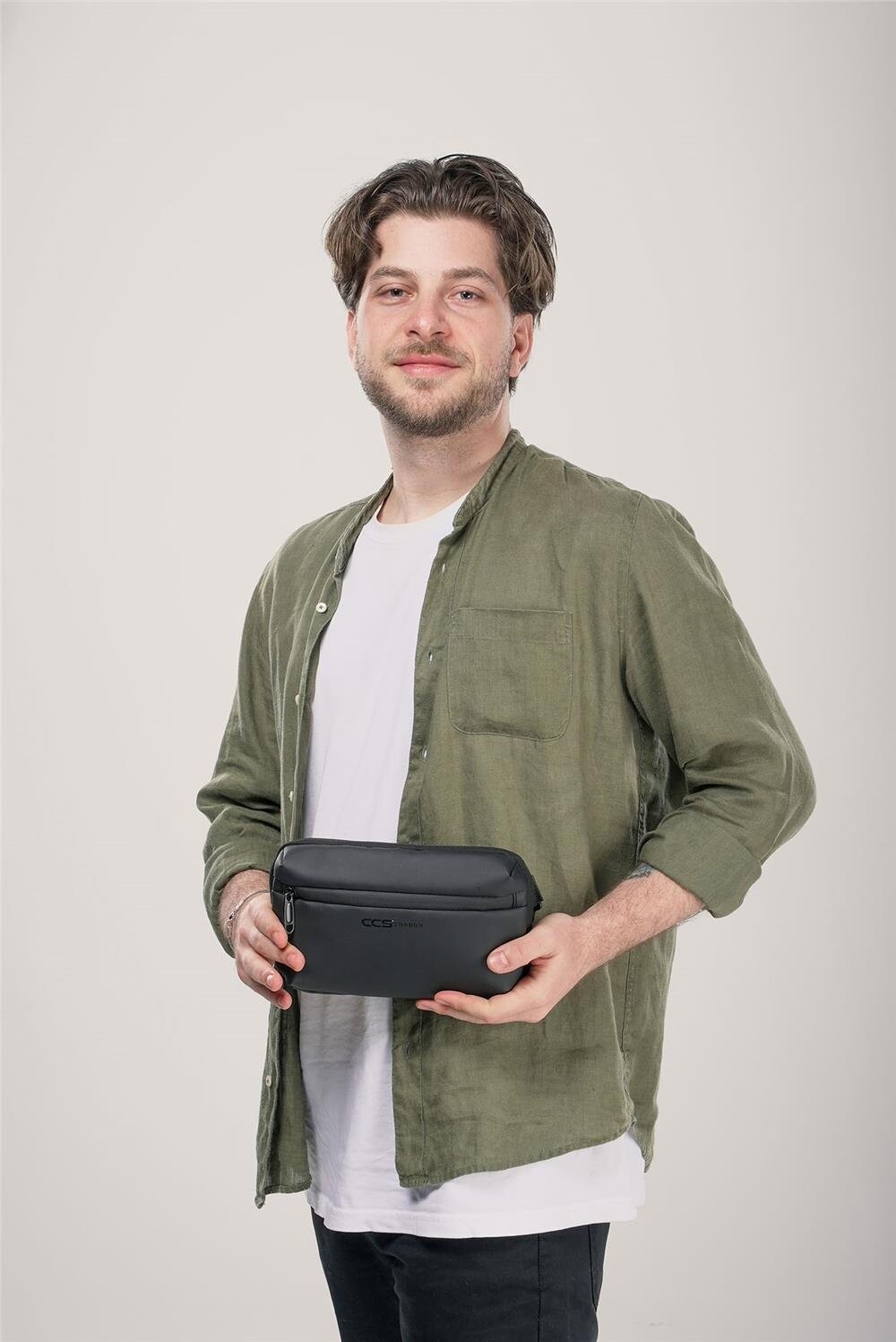 Black Unisex Backpack CCS London 51853 Bag